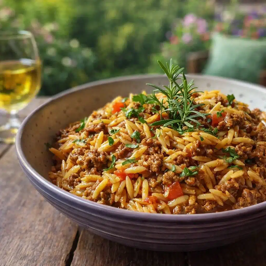 Ground Beef Orzo Recipe – 1 Easy, Creamy Dinner You'll Crave