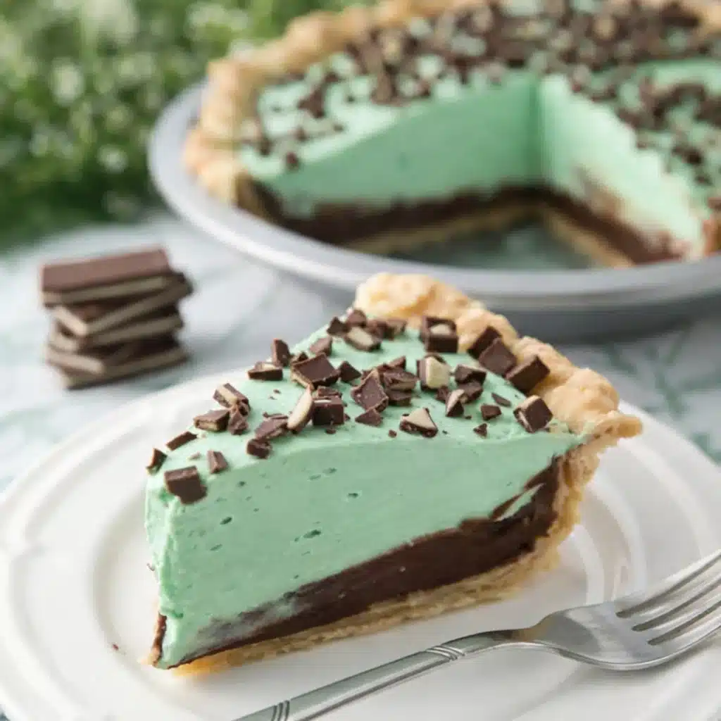 Chocolate Mint Pie Recipe –1 Easy, Creamy & Irresistible