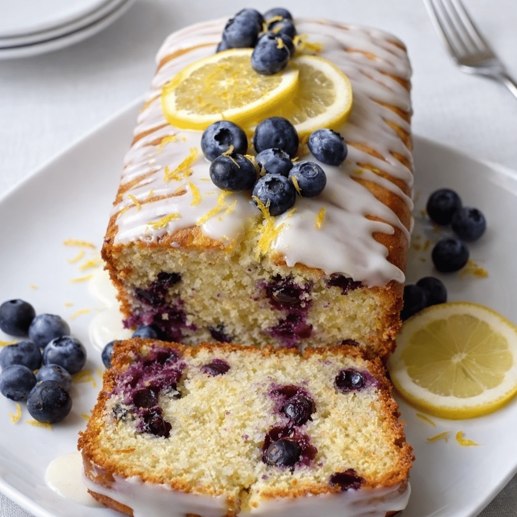 Lemon Blueberry Loaf with Lemon Glaze – 5 Easy Steps to Sweet Bliss