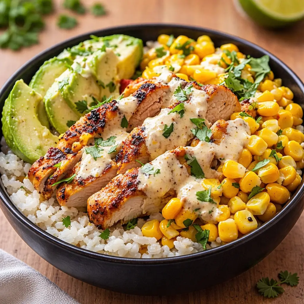 Easy Street Corn Chicken Rice Bowl: Easy 30-Minute Dinner Miracle