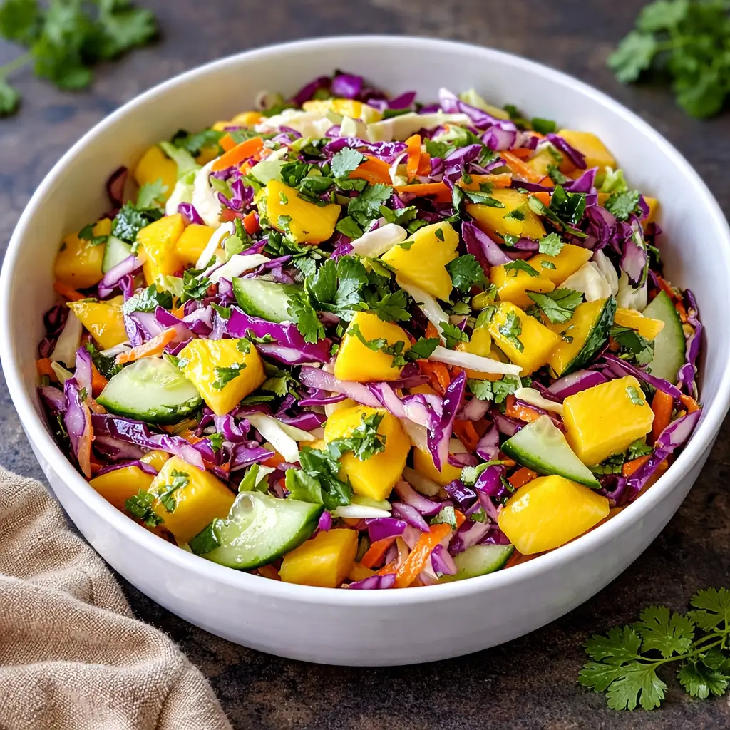 Tropical Cucumber Mango Slaw: Easy 15-Minute Secrets to a Terrific ...